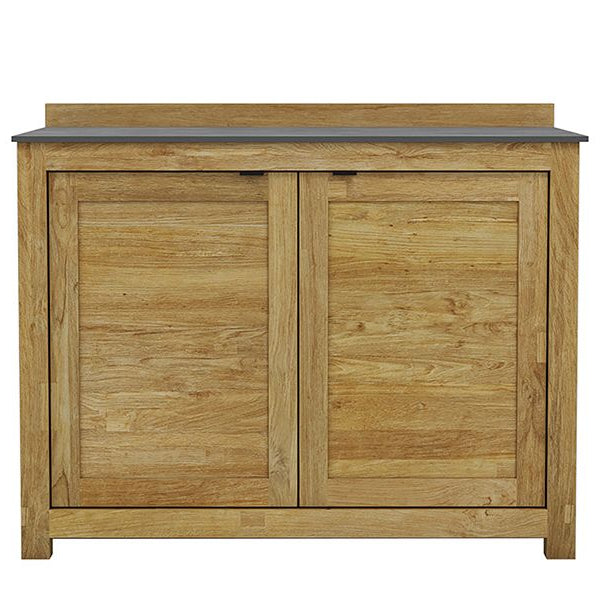 Outdoor Kitchen Double Cabinet | Teakunique